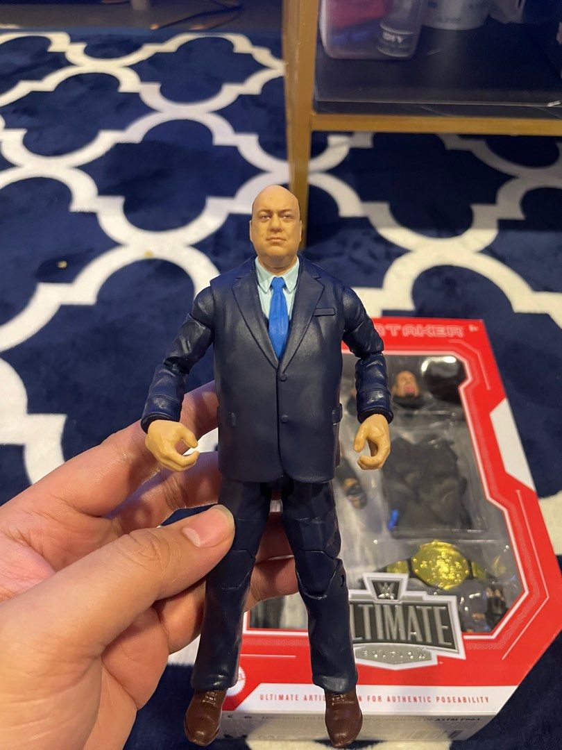 WWE Mattel Elite Paul Heyman, Hobbies & Toys, Toys & Games on Carousell