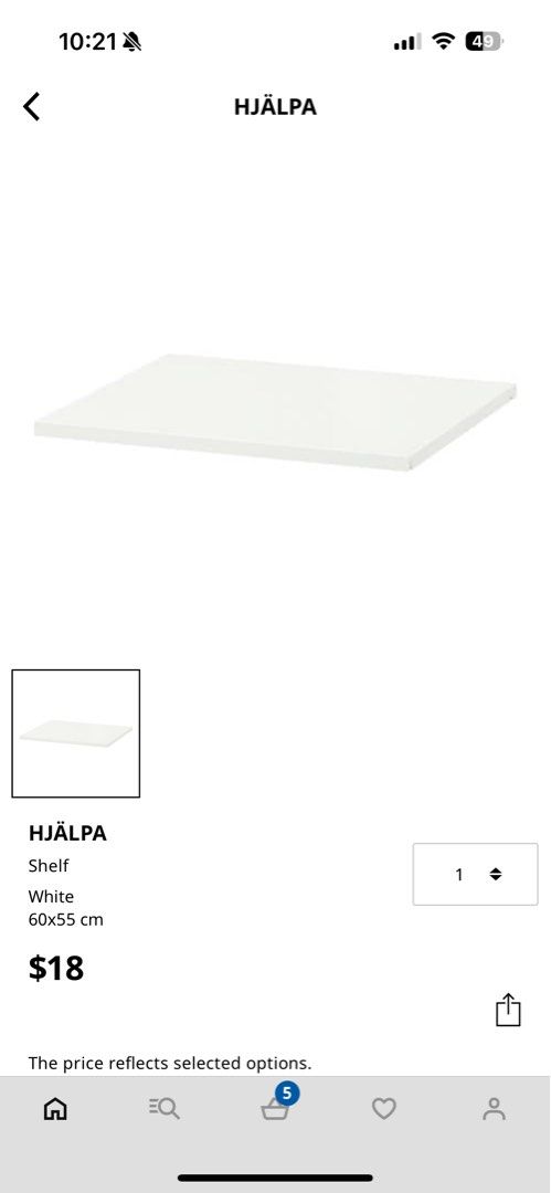 x1 IKEA PLATSA 60cm Wardrobe with Clothes Hanger, Furniture & Home ...