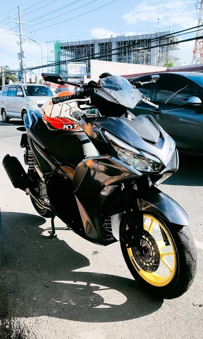 YAMAHA AEROX V2 2021, Motorbikes, Motorbikes for Sale on Carousell