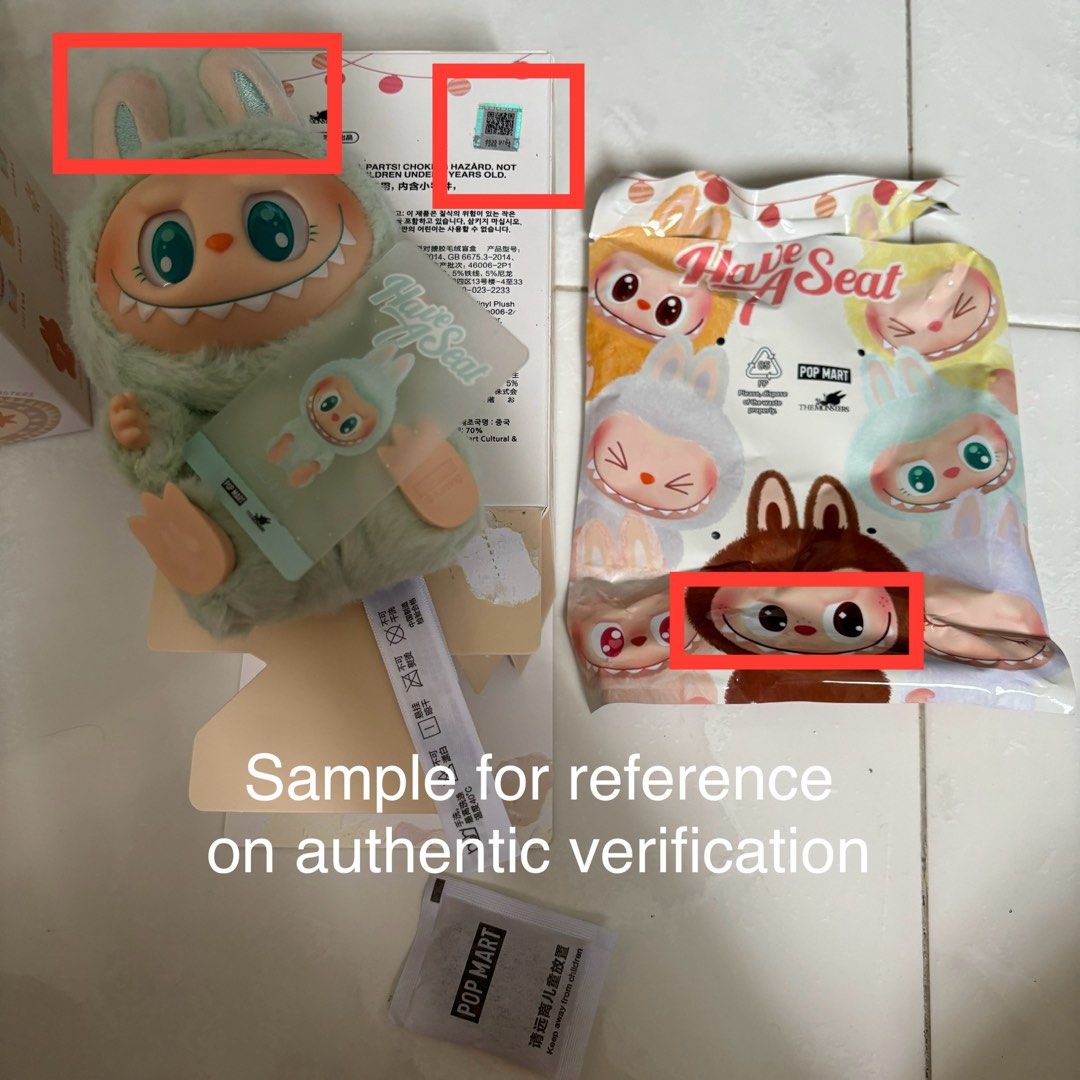 (Yellow 🌟 SiSi) Labubu v2 THE MONSTERS - Have a Seat Vinyl Plush Blind ...