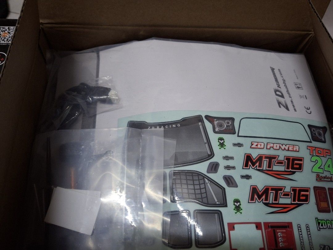 ZD Racing MT16 RTR RC Car 1/16 2.4G 4WD 80km/h Brushless Monster Truck ...