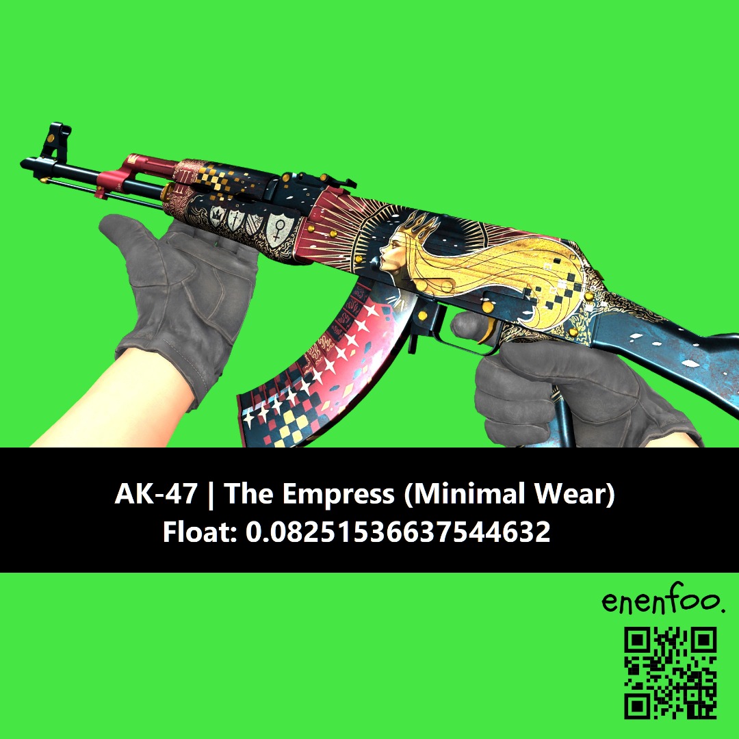 (0.08FV) AK-47 THE EMPRESS MW MINIMAL WEAR AK47 CS2 SKINS KNIFE ITEMS ...