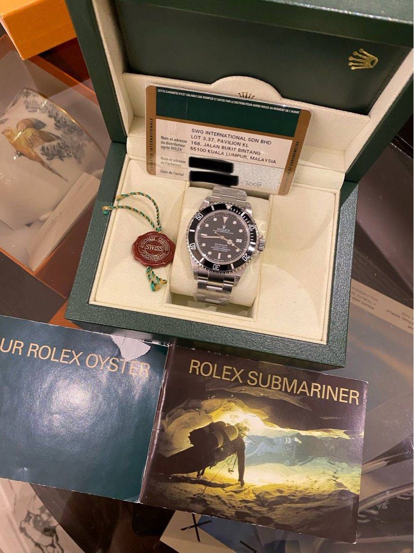 2008 ROLEX SEA-DWELLER REF 16600 40MM AUTOMATIC WATCH -FULL SET ...