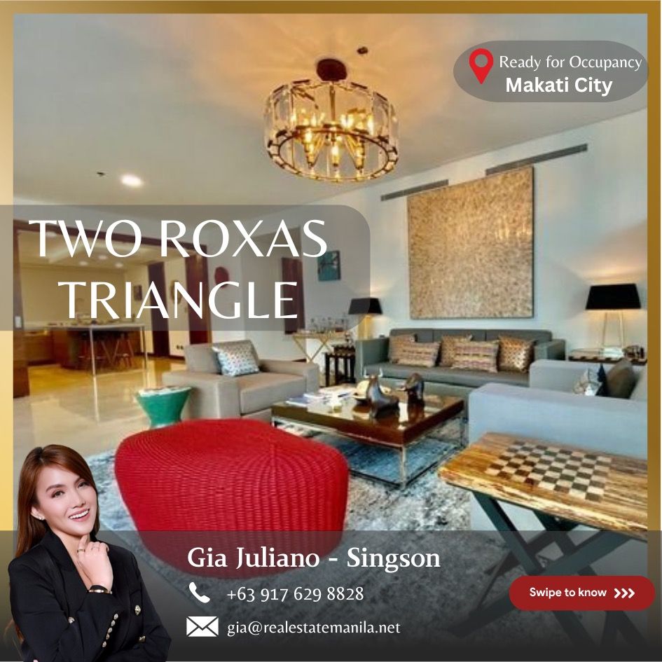 3 Bedroom unit for Sale in Two Roxas Triangle, Makati City, Property, For Sale, Apartments ...
