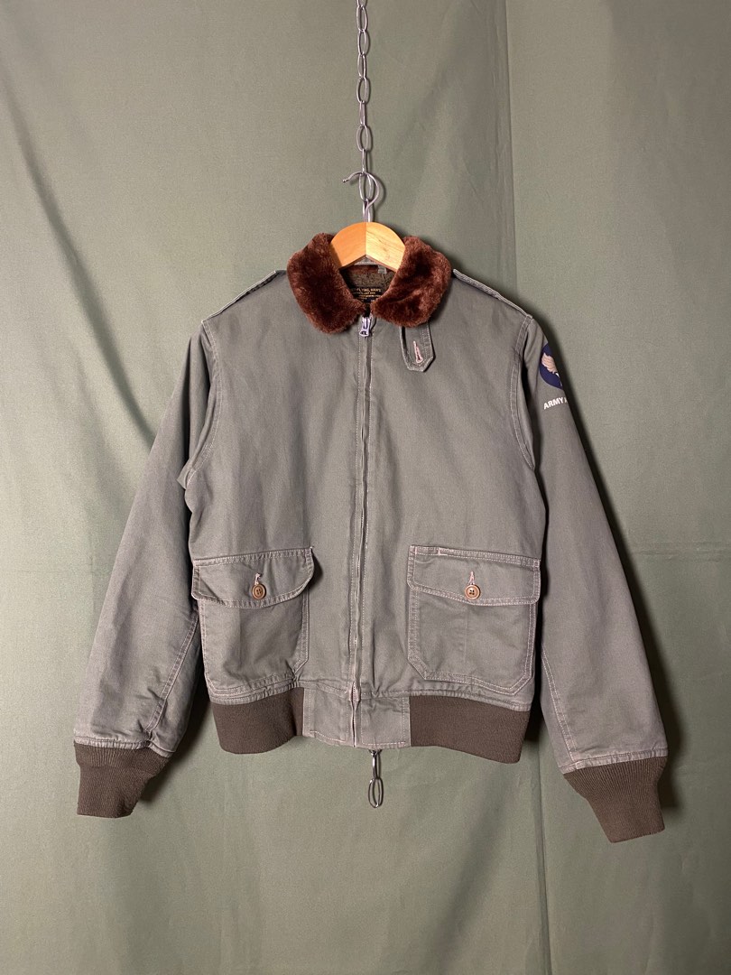 3 Days Union WWII US Air Forces B-10 Jacket (Sage actual color same to ...