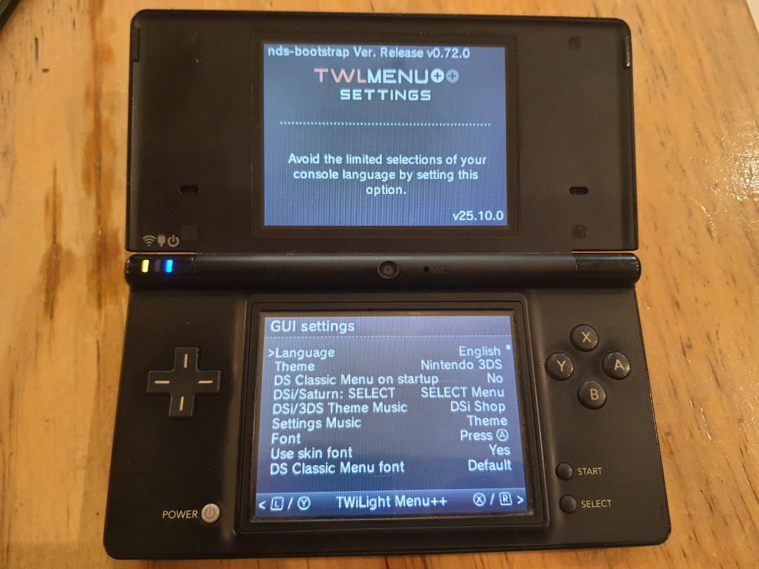 64GB 1250 Games CFW Nintendo DSi with GameBoy Advance Games GBA and DS ...