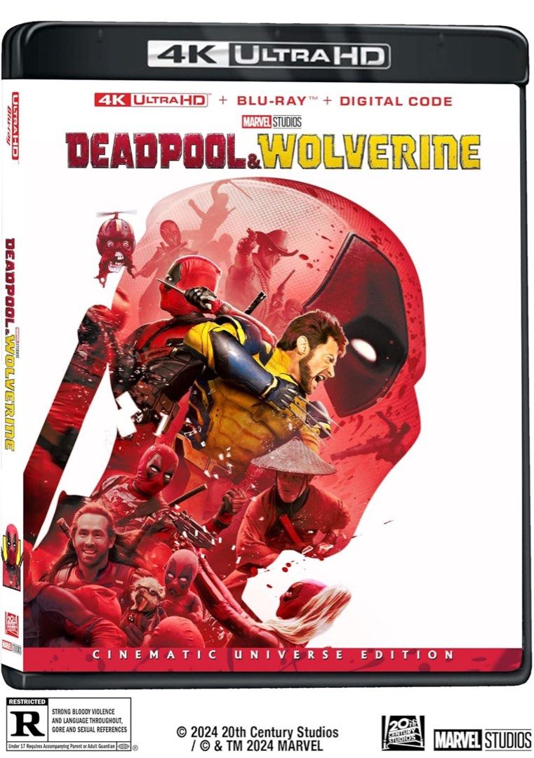 [ Pre Order ] Deadpool & Wolverine - UHD/BD Combo + Digital, Hobbies ...