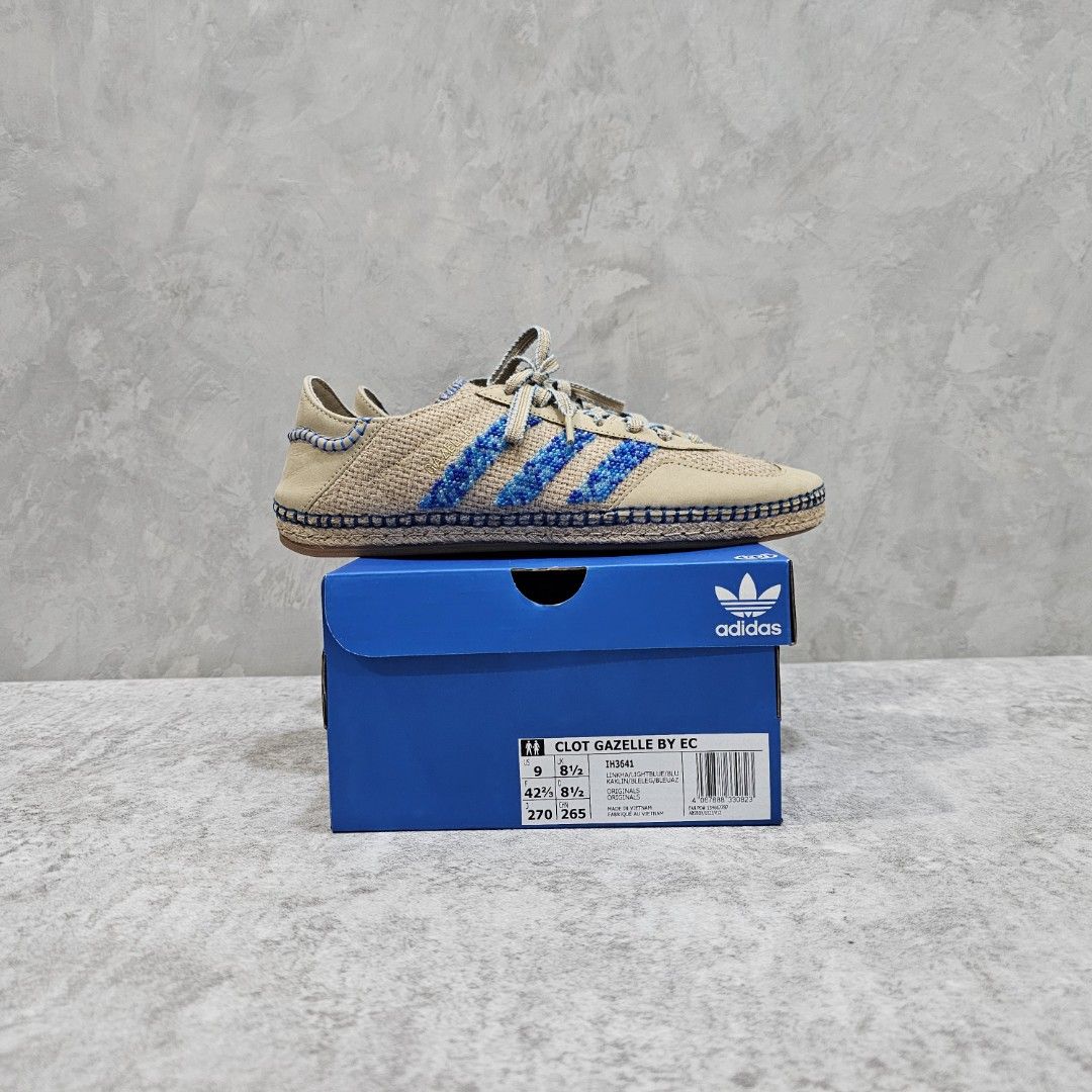 [全新] US9 Adidas Gazelle x Clot 編織 IH3641, 他的時尚, 鞋類, 運動鞋、球鞋在旋轉拍賣