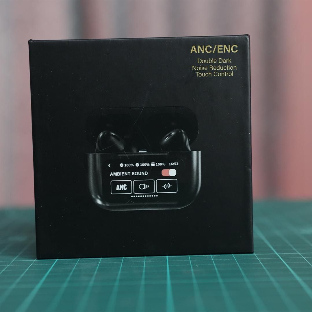 A9 Pro ANC ENC Wireless Earbuds Touch Control Double Dark Noise ...