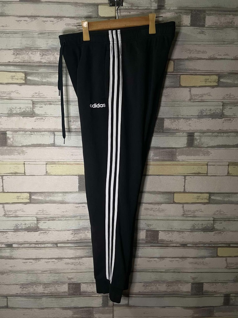 Adidas Script 3 Lines Jogger, Men's Fashion, Bottoms, Joggers on Carousell