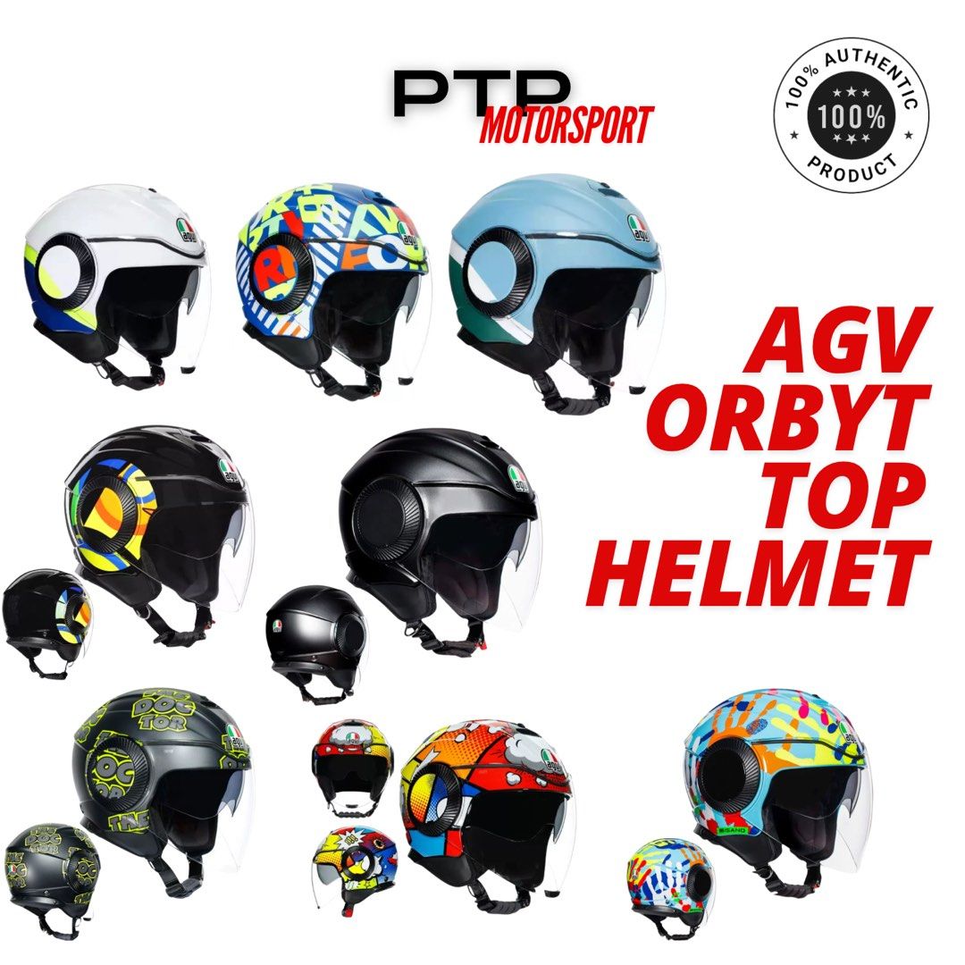 AGV ORBYT TOP HELMET 100% AUTHENTIC, Sports Equipment, Bicycles & Parts, Bicycles on Carousell