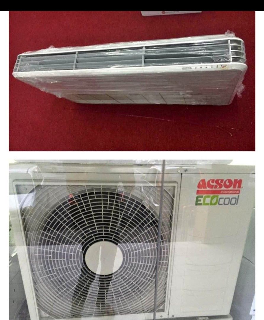 Aircond 1hp-2hp ascon ceiling cassette, TV & Home Appliances, Air Conditioners & Heating on ...