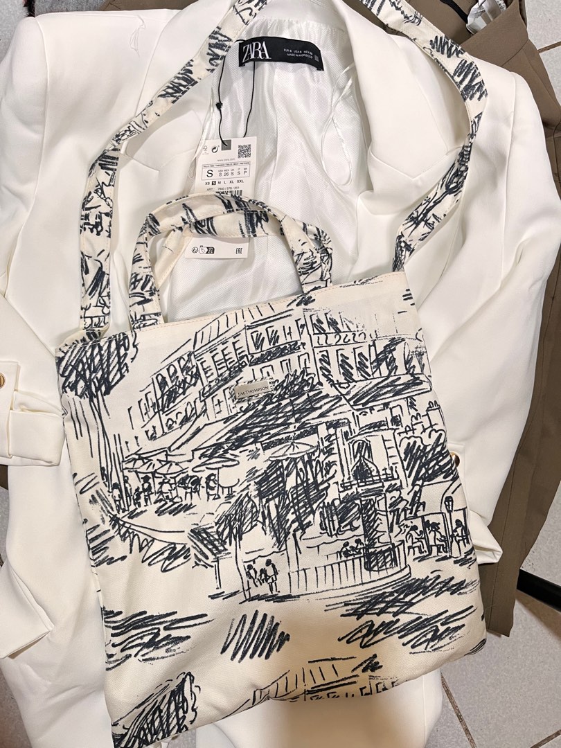 Authentic Signatured Jim Thomson 2 way Canvass Tote bag | #Uniqlo # H&M ...