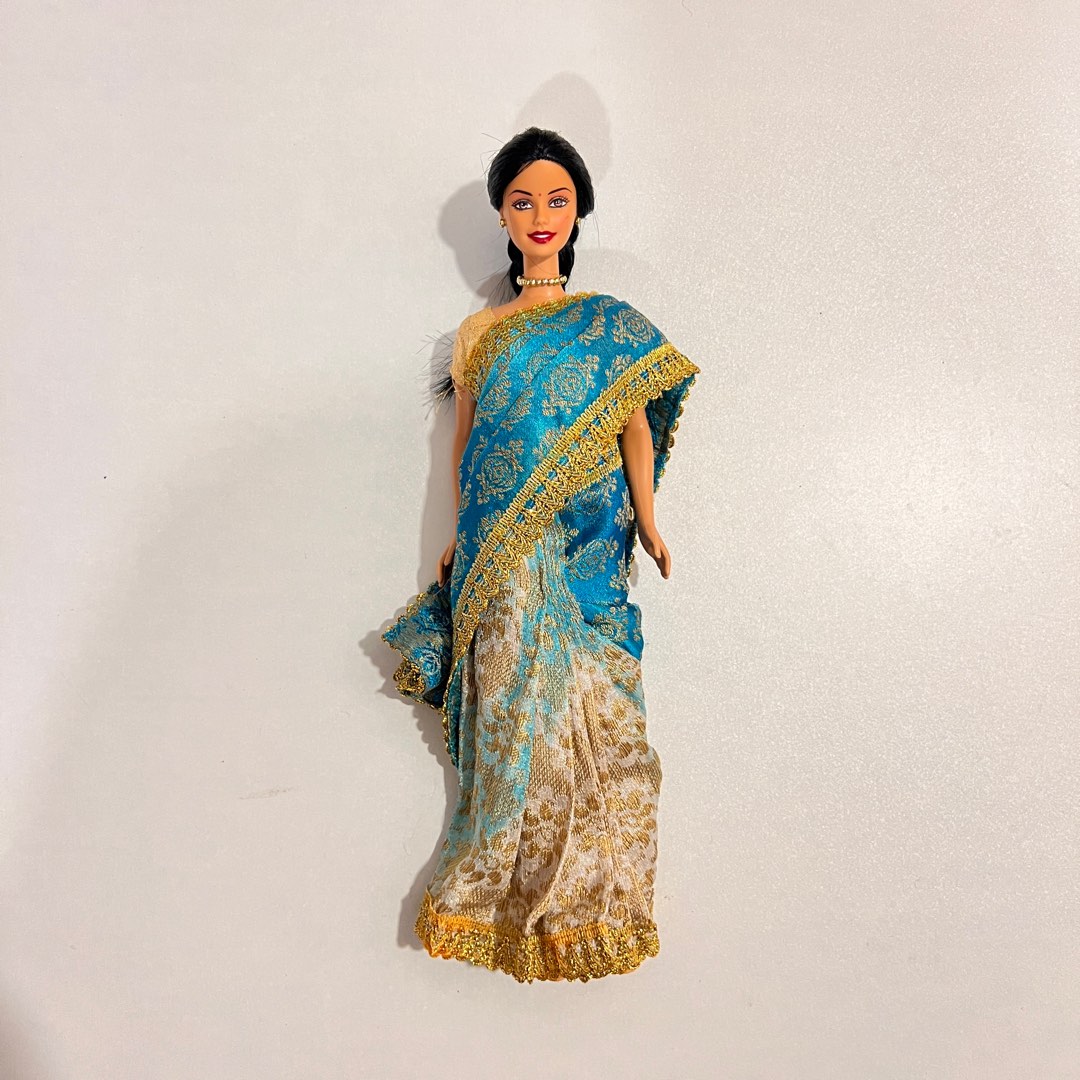 Barbie saree, Hobbies & Toys, Toys & Games on Carousell