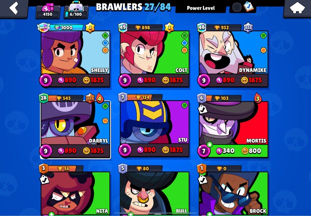 BRAWL STARS ACCOUNT MAX TIER BRAWLER (TOP 500 SHELLY MALAYSIA), Video ...