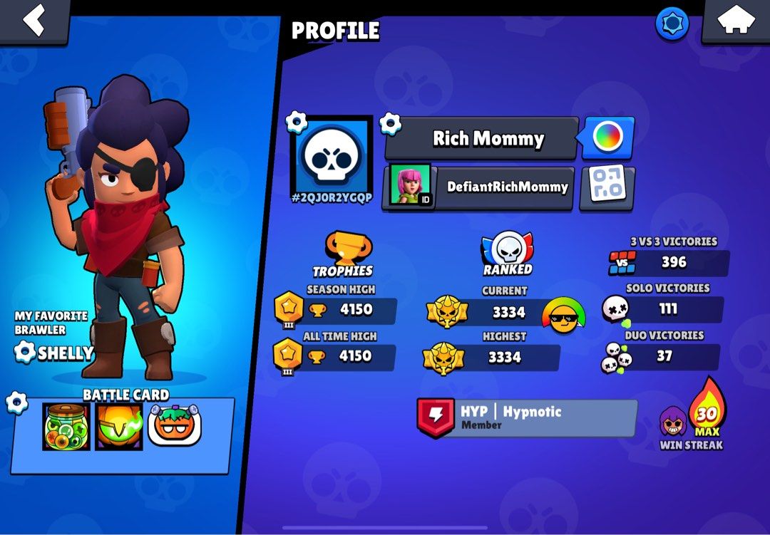 BRAWL STARS ACCOUNT MAX TIER BRAWLER (TOP 500 SHELLY MALAYSIA), Video ...