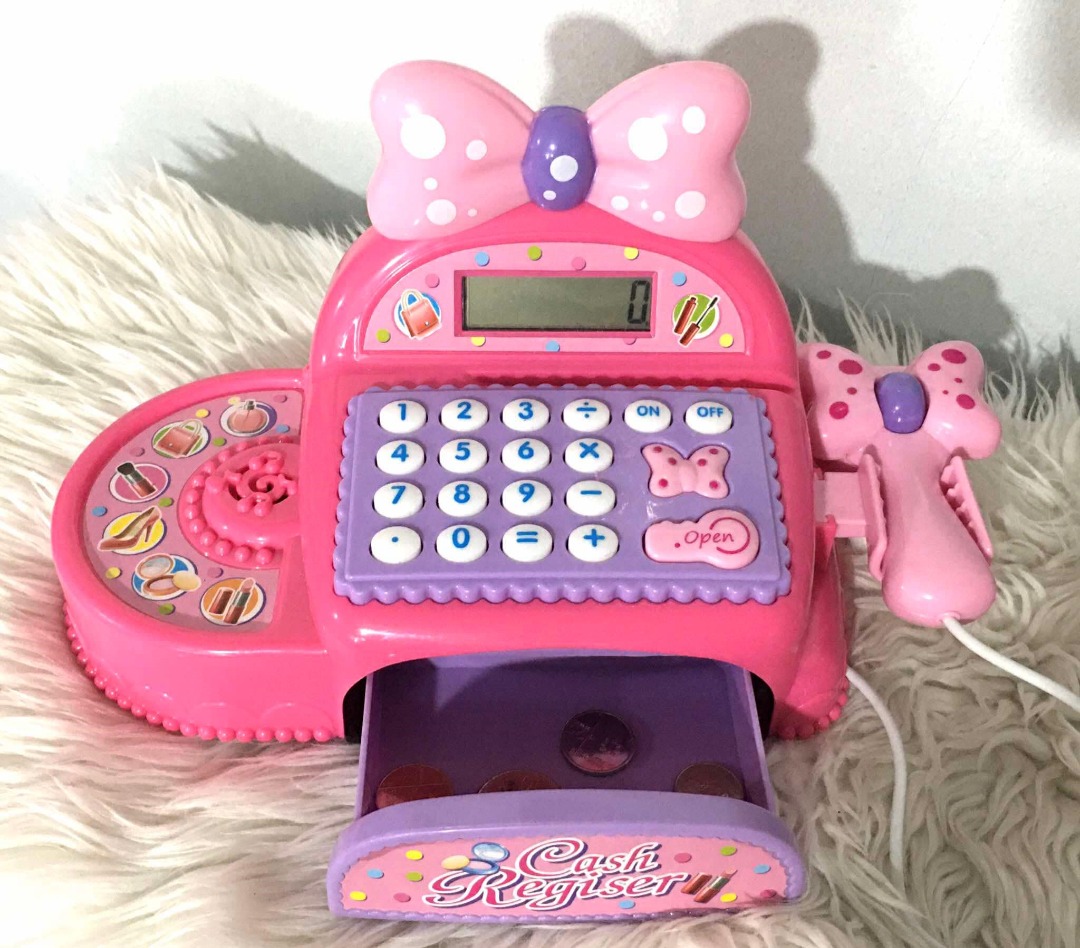 Calculator Minnie Cash Register!, Hobbies & Toys, Toys & Games on Carousell
