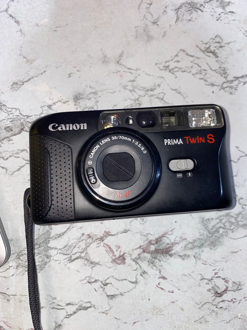 Canon Prima Twin S Film Camera, Photography, Cameras on Carousell