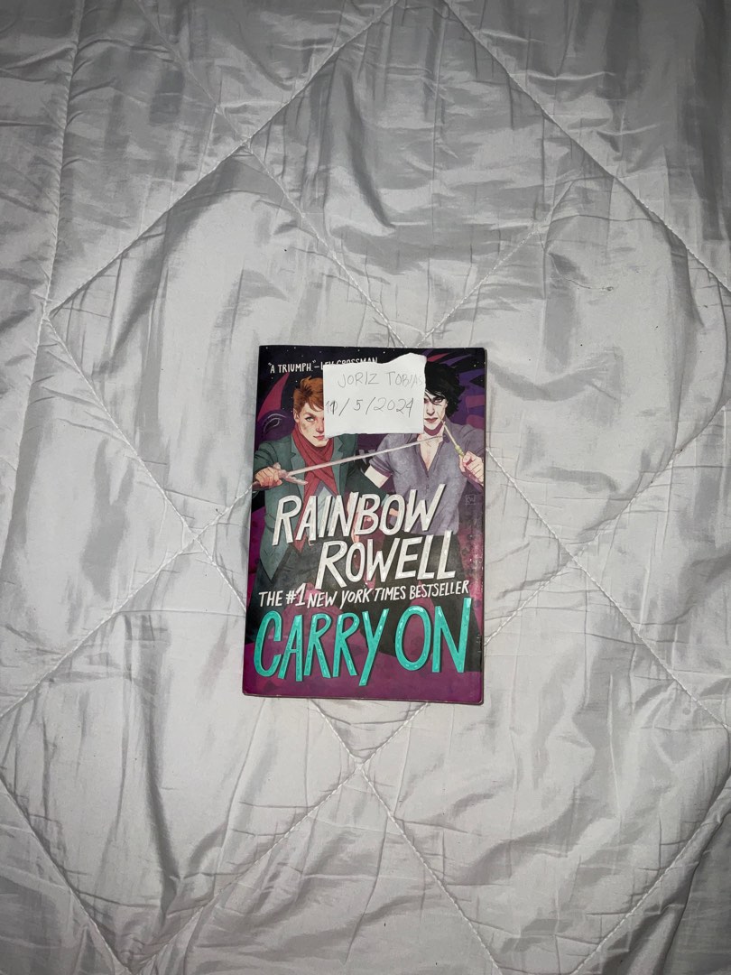 CARRY ON |Rainbow Rowell |, Hobbies & Toys, Books & Magazines, Fiction ...