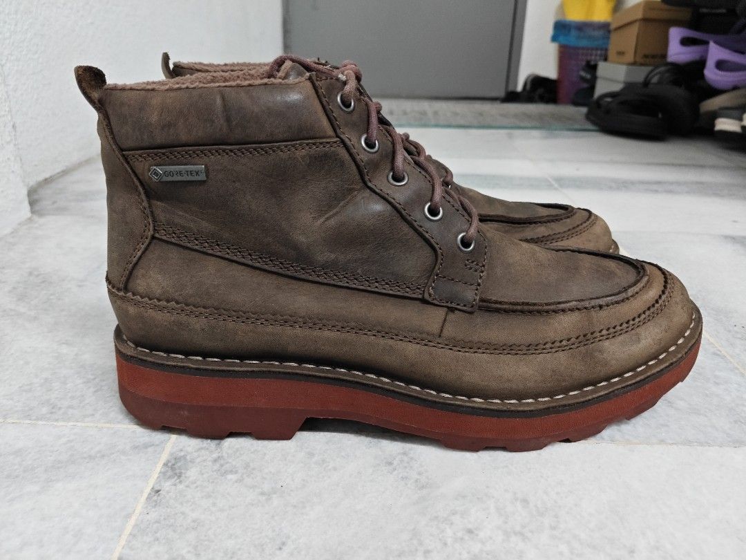 Clarks Korik Rise GoreTex Leather 8UK/27CM, Men's Fashion, Footwear ...