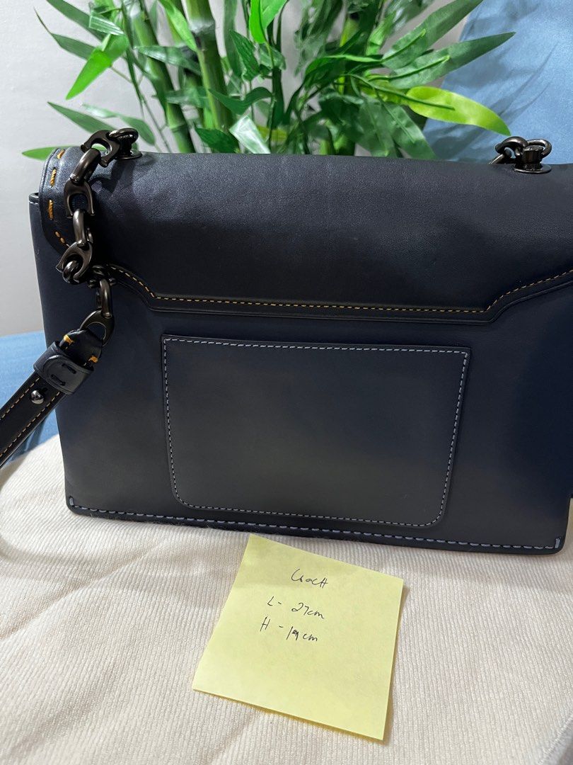 Coach 1941 Swagger crossbody in dark blue colorblock smooth leather ...