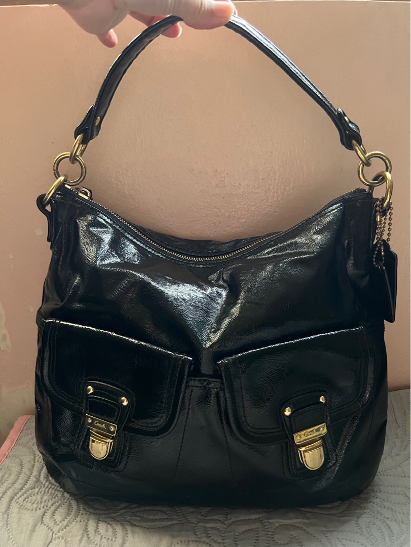 Coach Daisy Liquid Gloss Hobo Bag, Luxury, Bags & Wallets on Carousell