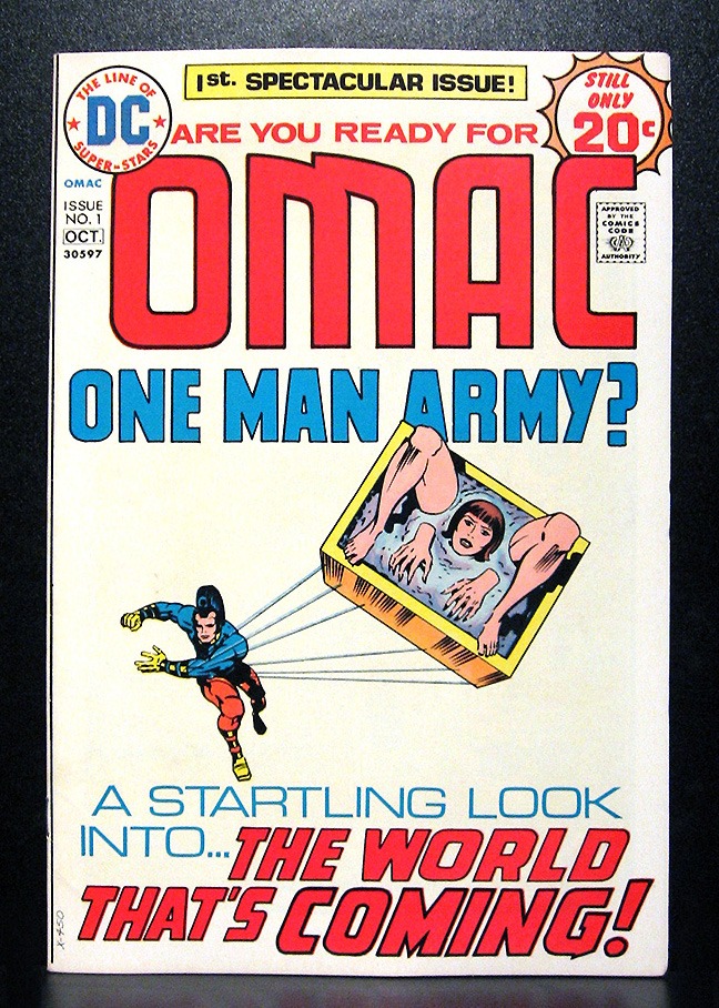 COMICS: DC: OMAC #1 (1974), origin and 1st OMAC app/1st solo series in ...