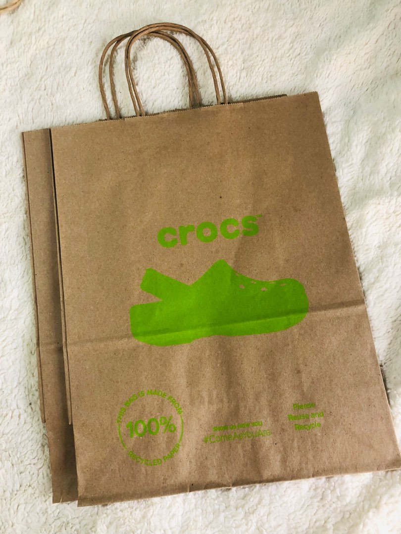 Crocs Paper Bag, Hobbies & Toys, Stationary & Craft, Other Stationery ...