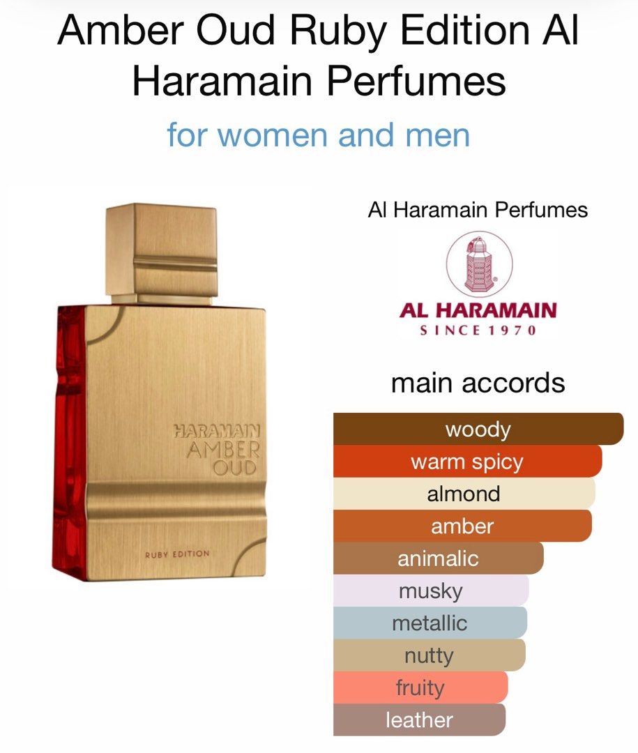 [DECANT] Al Haramain Amber Oud Ruby Edition (Clone of MFK Baccarat ...