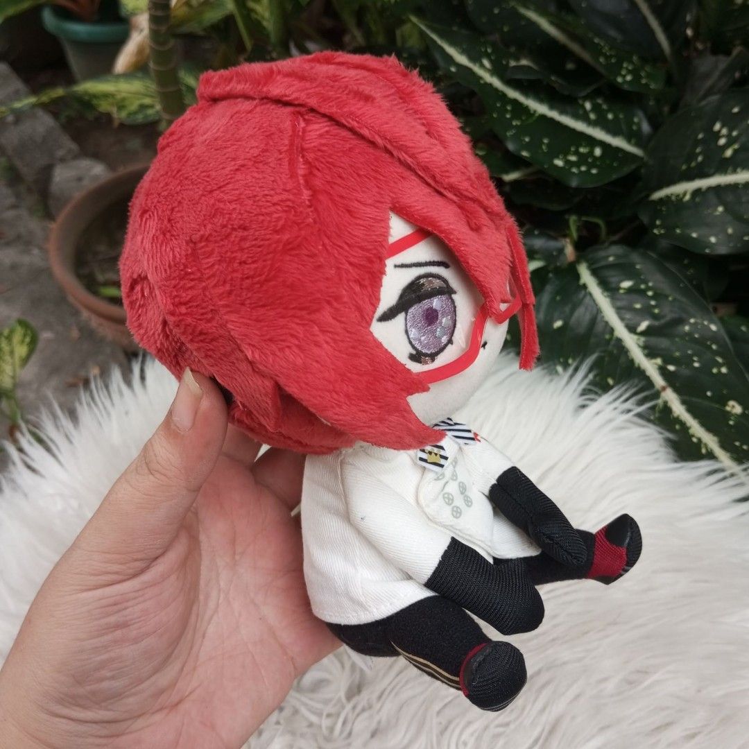 DISNEY Twisted Wonderland Riddle Rosehearts Anime Japan 7" Plush Toy ...