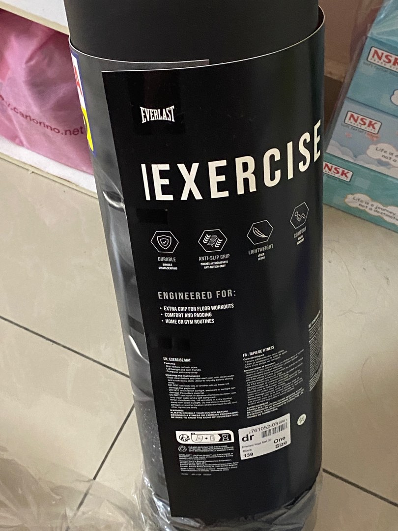 Everlast Unisex Adult Mat, Sports Equipment, Exercise & Fitness ...