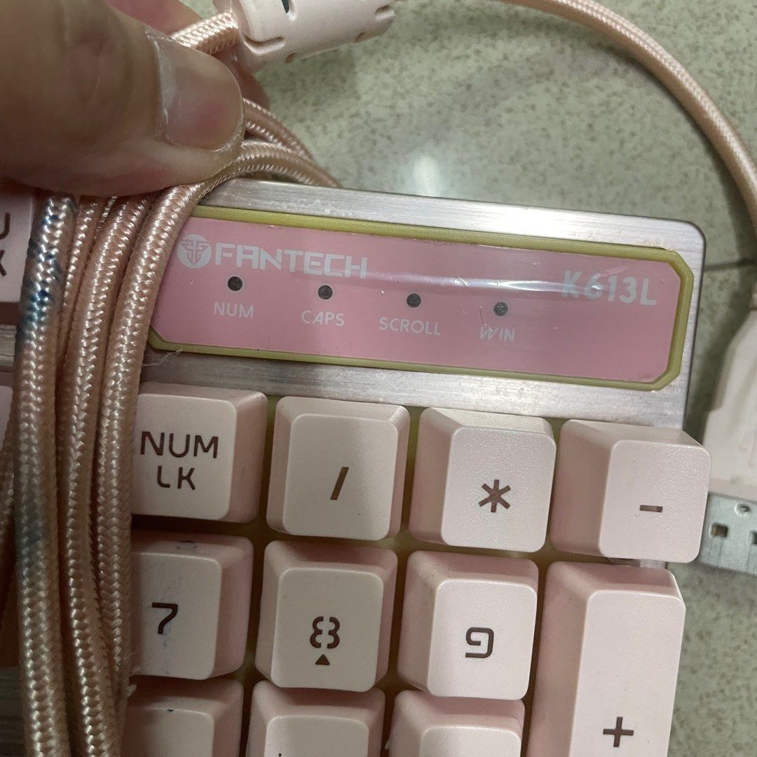 Fantech K613L Membrane Keyboard Pink, Computers & Tech, Parts ...