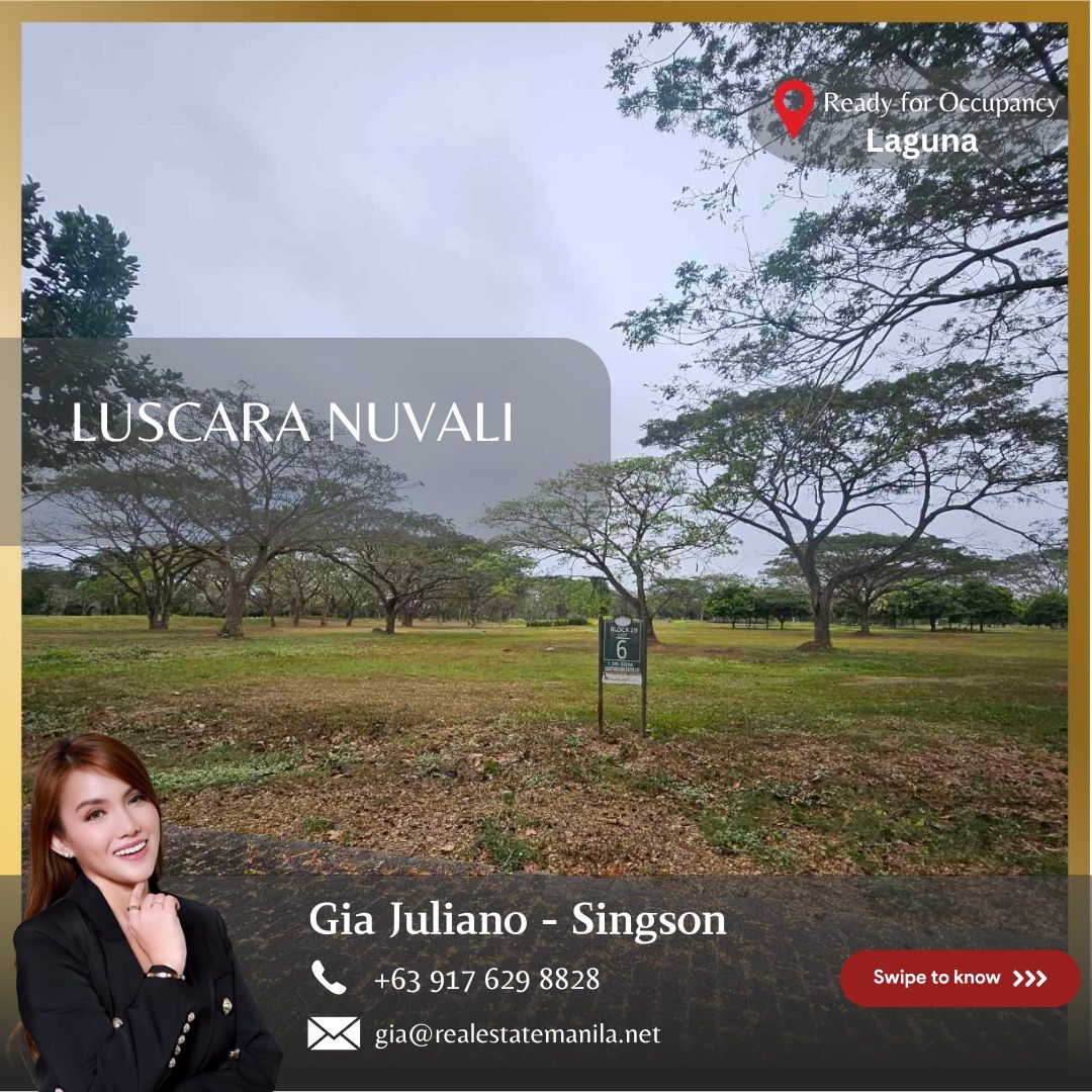 FOR SALE | Residential Lot at Luscara Nuvali Laguna, Property, For Sale ...