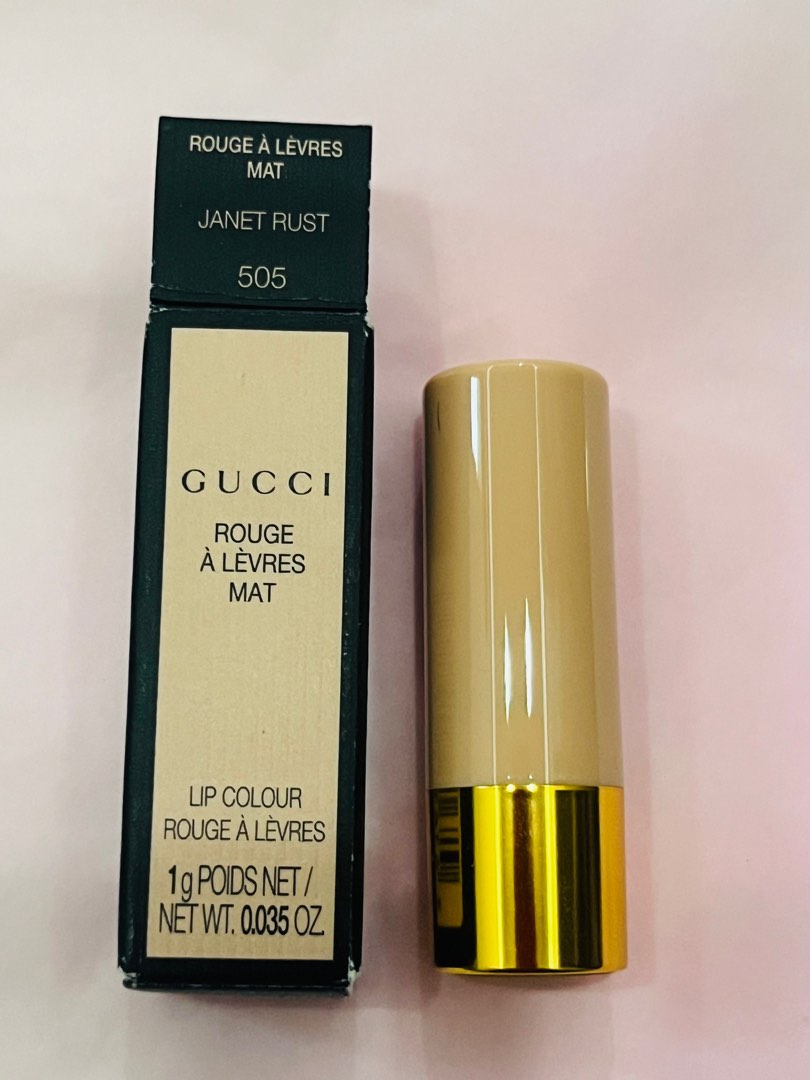 G U CCI ROUGE A LEVRES MAT LIP COLOR JANET RUSH 505, Beauty & Personal ...