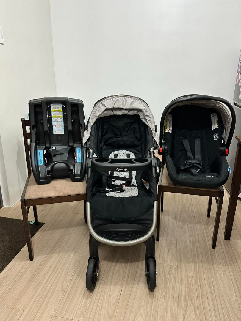 GRACO Fastaction SE Travel System with Snugride 30 LX, Babies & Kids ...