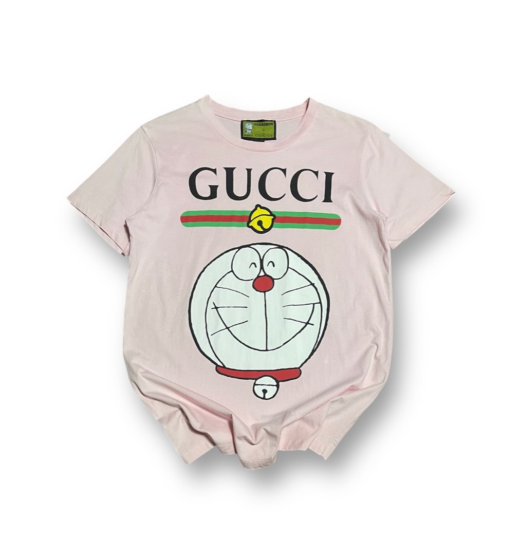 Gucci x Doraemon Shirt, Luxury, Apparel on Carousell