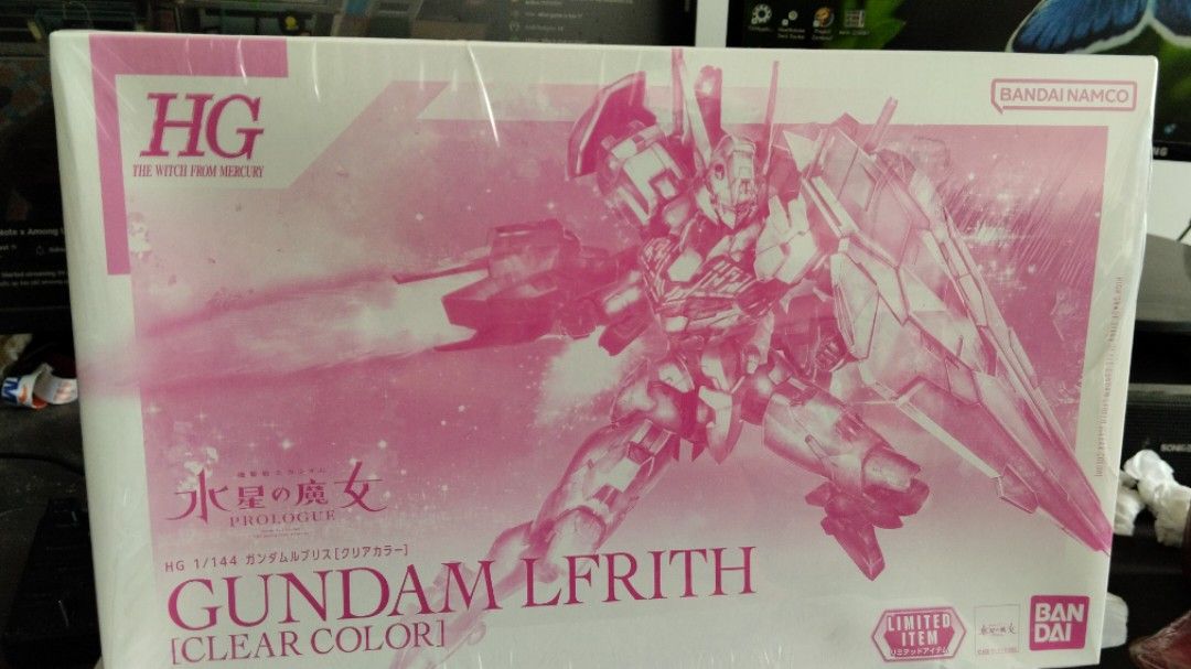 Gundam Lfrith (Clear Color), Hobbies & Toys, Toys & Games on Carousell