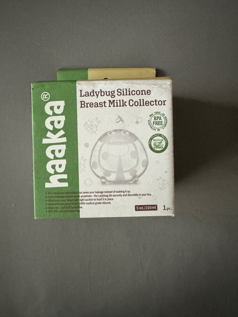 Haakaa Ladybug Silicone Breast Milk Collector (5oz / 150ml), Babies ...