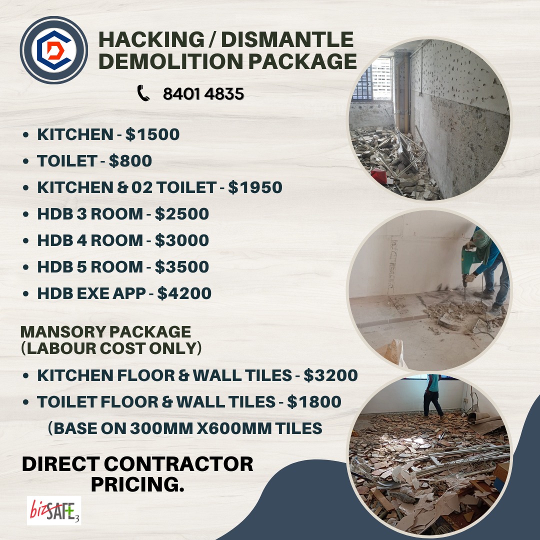 Hacking services / Dismantle services /Direct Contractor/ Renovation ...