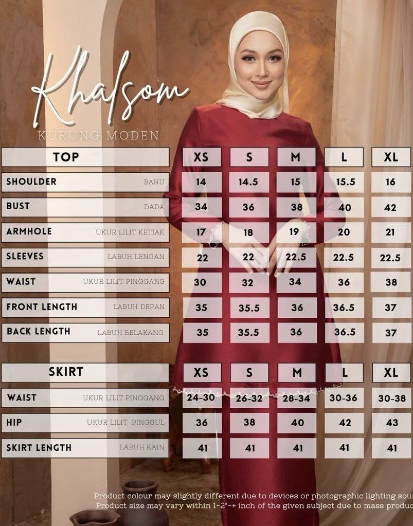 Haera Khalsom Kurung Pahang Shantung Silk [S] Sage Green, Women's ...