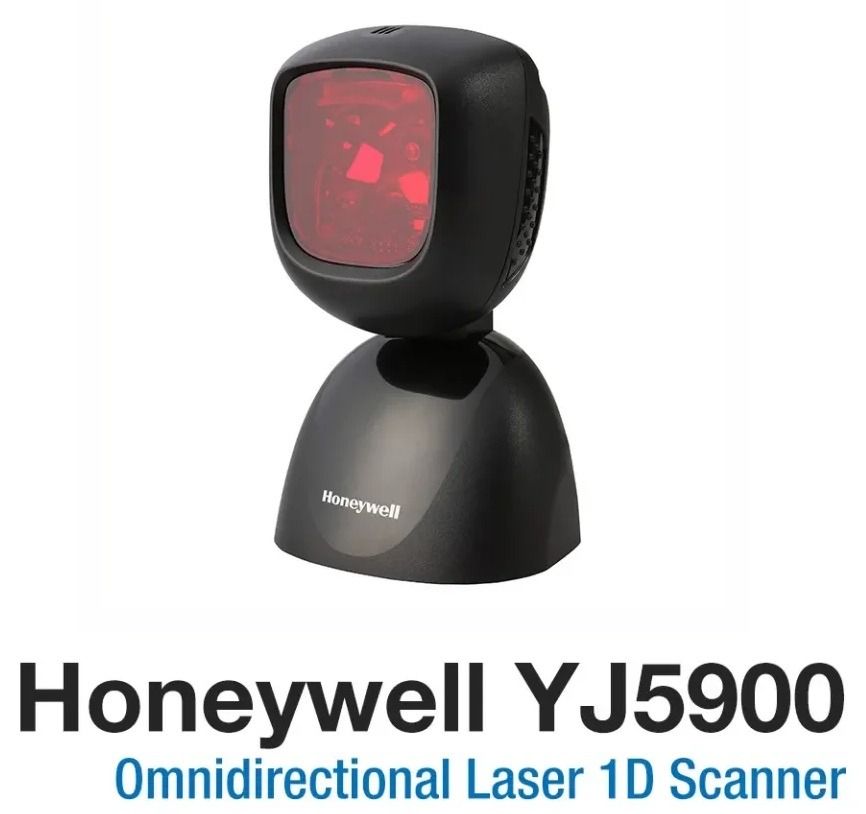 HONEYWELL YJ5900 1D Omni Directiona Laser Scanner Serial/RS232 Port ...
