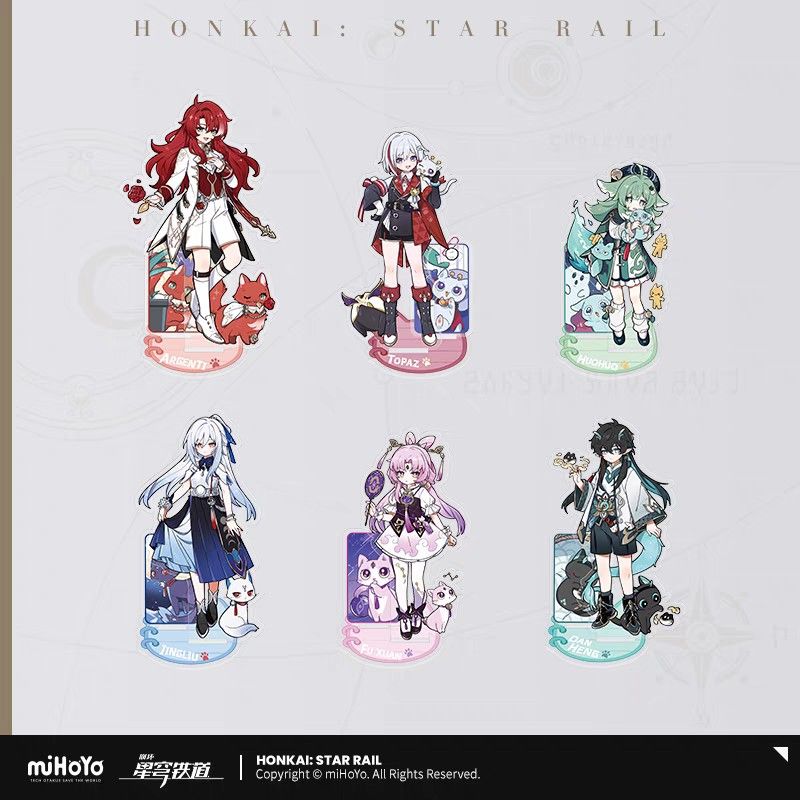 Honkai Star Rail HSR Little Cat Series 2 Group Order | Dan Heng Argenti ...