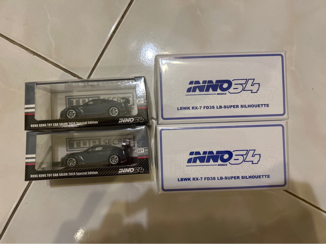 Inno64 Top secret R35 and LBWK RX7 (Hong Kong Toy Car Salon 2024 ...