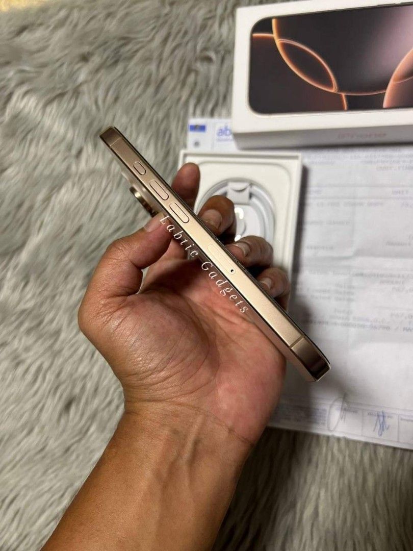 Iphone 16 pro 256GB Desert Titanium Factory Unlocked NTC with receipt 1 ...