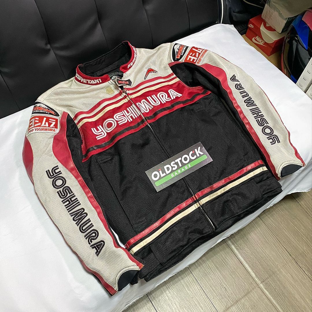 Jacket Racing Kushitani x Yoshimura Original Langka Protector, Motor di ...