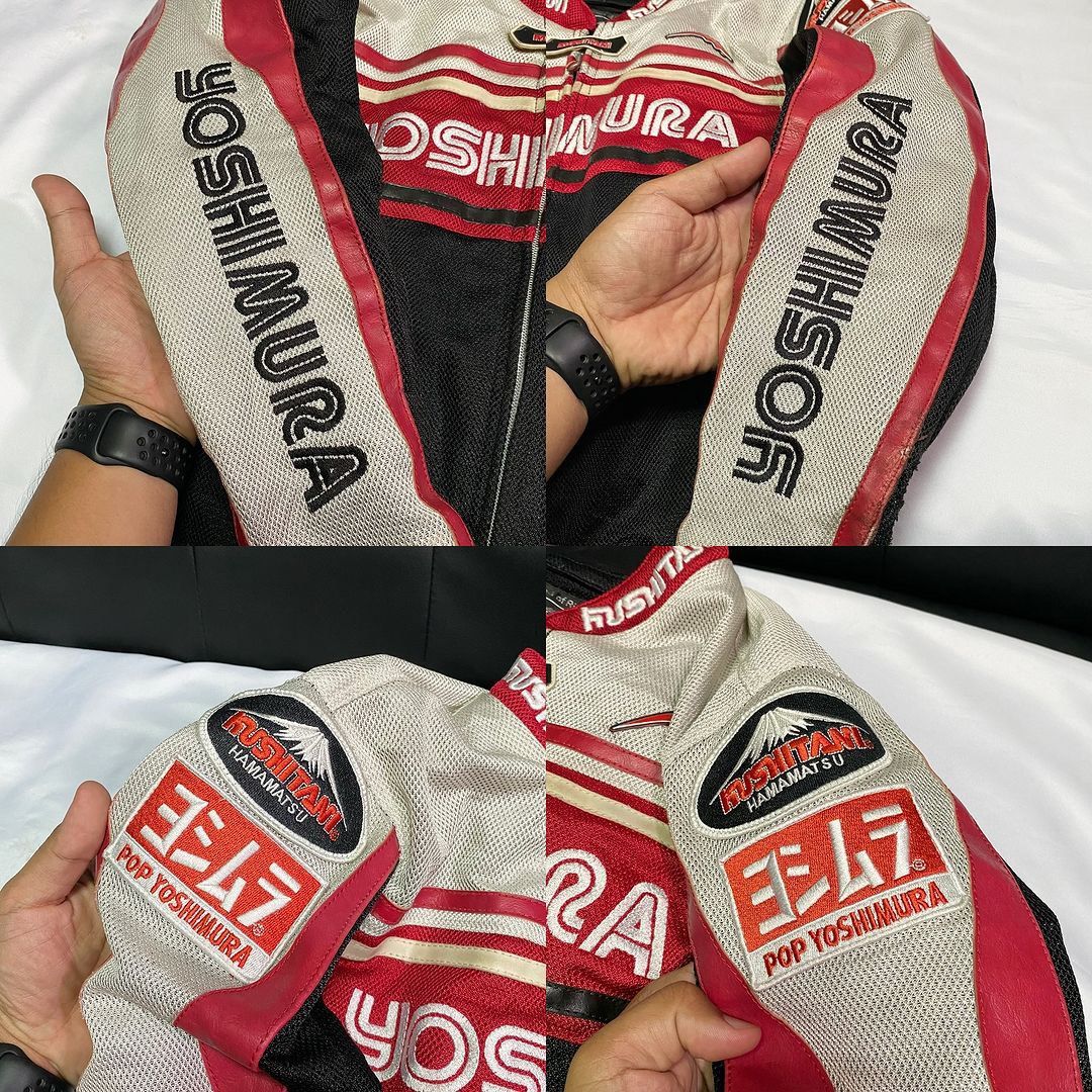 Jacket Racing Kushitani x Yoshimura Original Langka Protector, Motor di ...