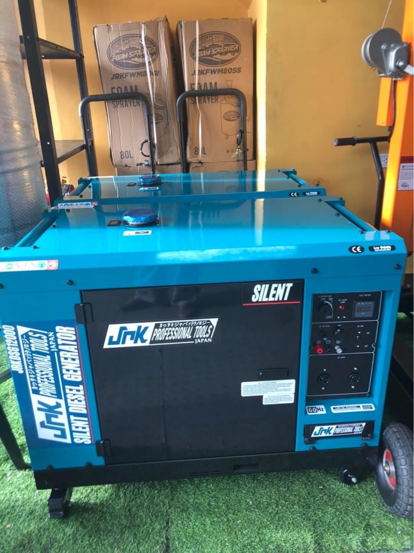 JRK SILENT DIESEL GENERATOR 12KVA COPPER WINDING, Commercial ...