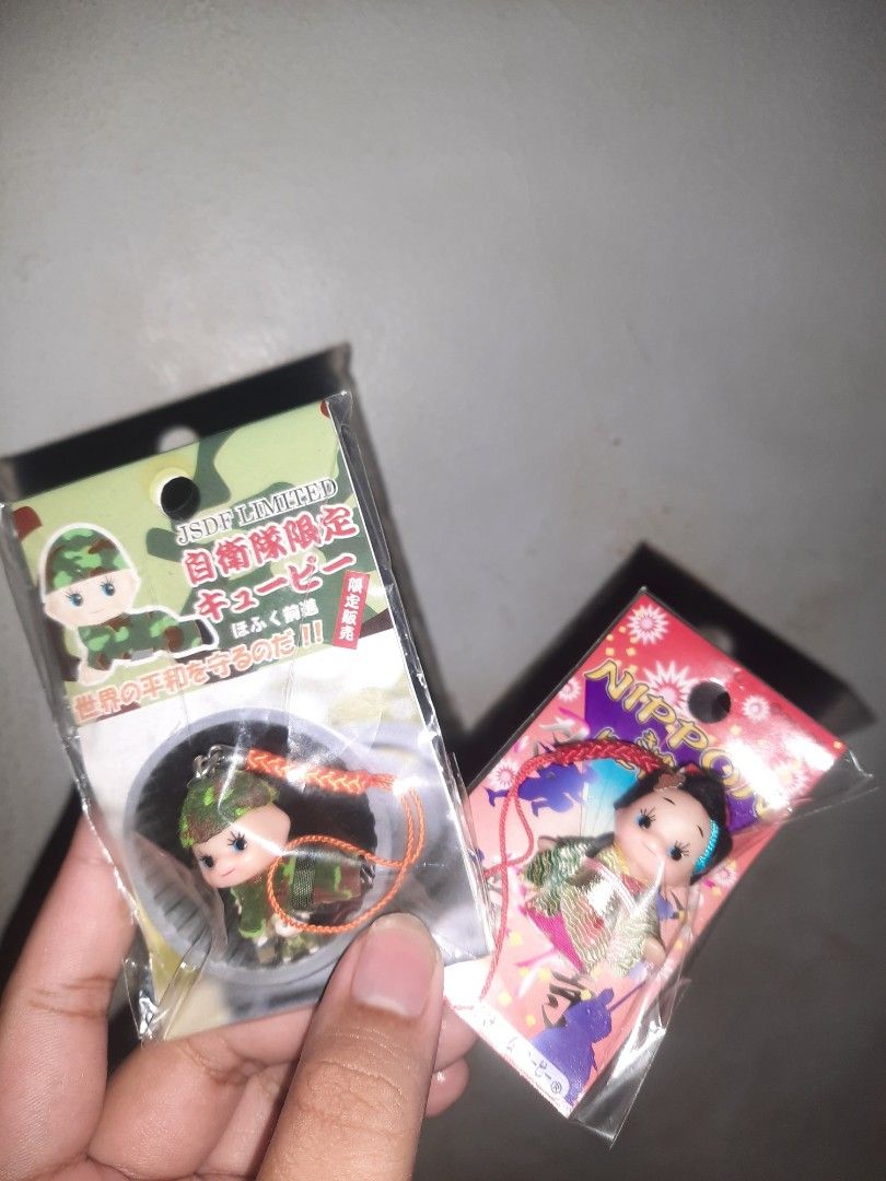 Kewpie gotochi keychain army tentara dan wanita jepang, Toys ...