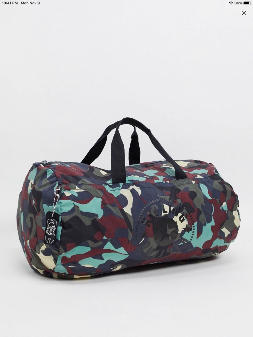 KIPLING Packable Holdall in Camo, Men's Fashion, Bags, Belt bags ...