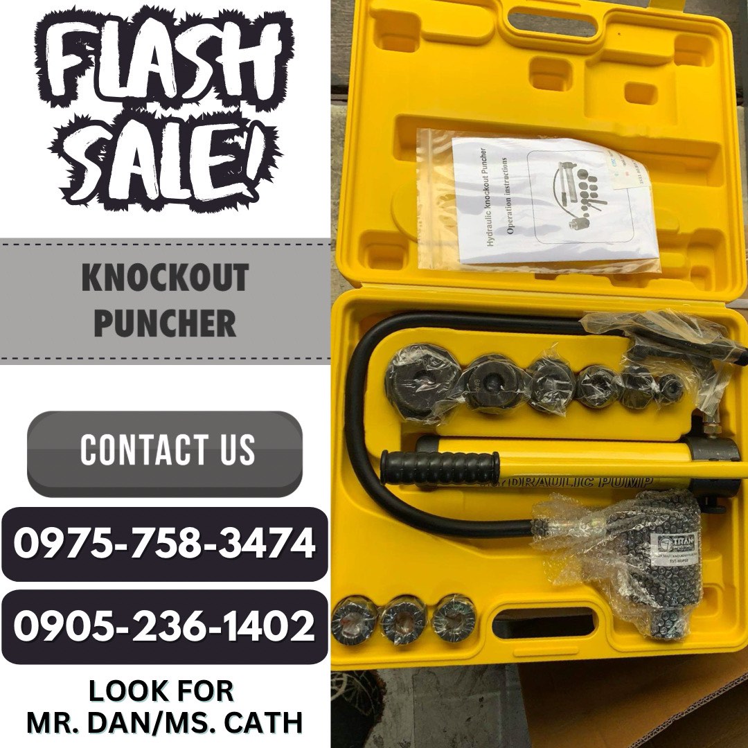 Knockout Puncher, Commercial & Industrial, Construction Tools ...